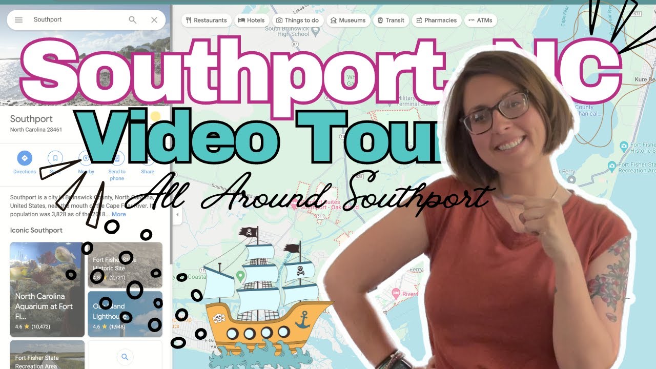 Video Tour of Southport • All Around Southport • Google Map Tour - YouTube