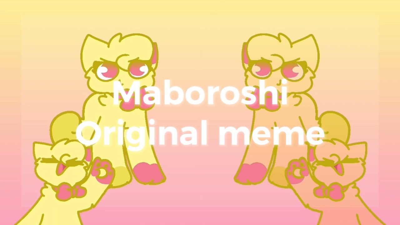 Maboroshi original meme (flipaclip) - YouTube