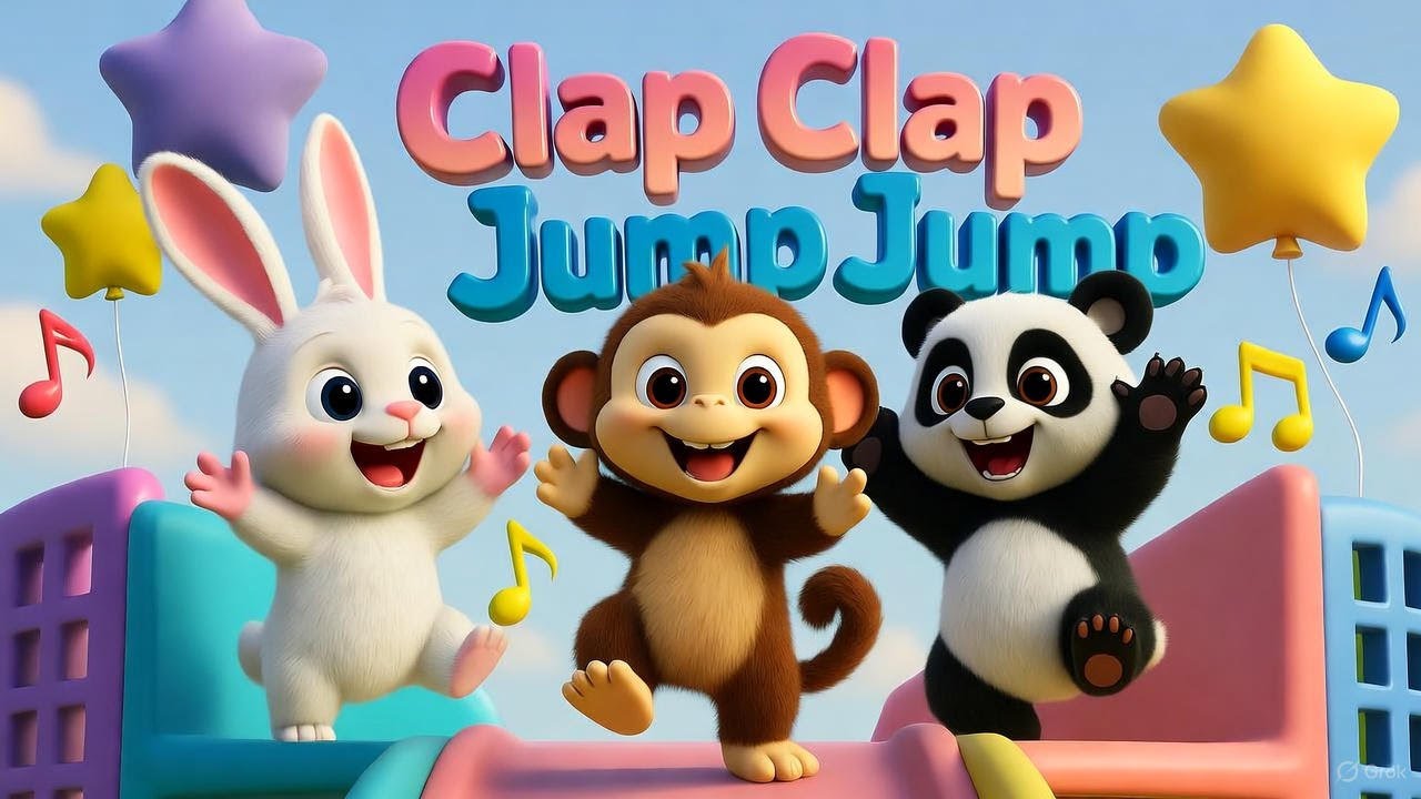 Clap Clap Jump Jump! Fun Toddler Dance Song for Kids | Sing & Move ...