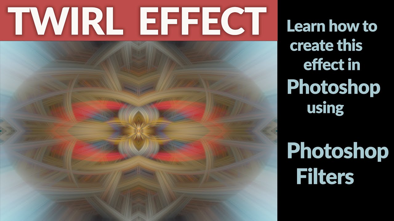 Twirl Effect in Photoshop tutorial - YouTube
