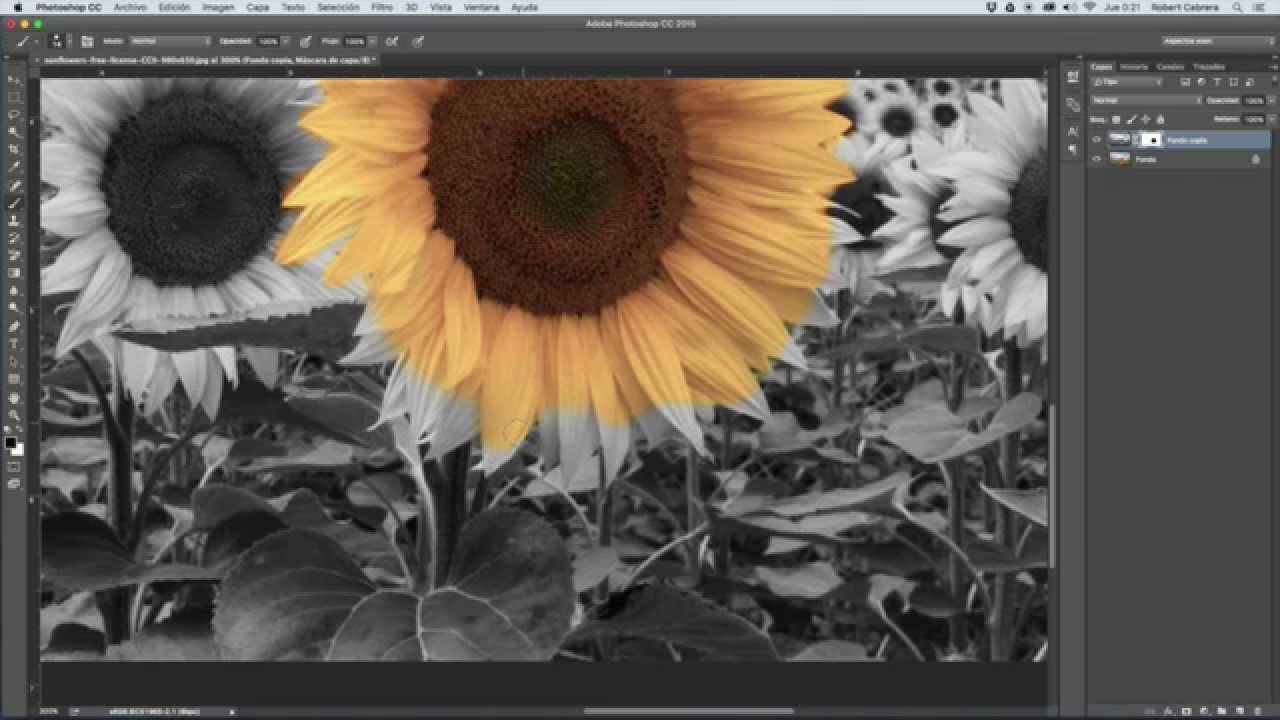 Blanco y negro con detalle en color - YouTube