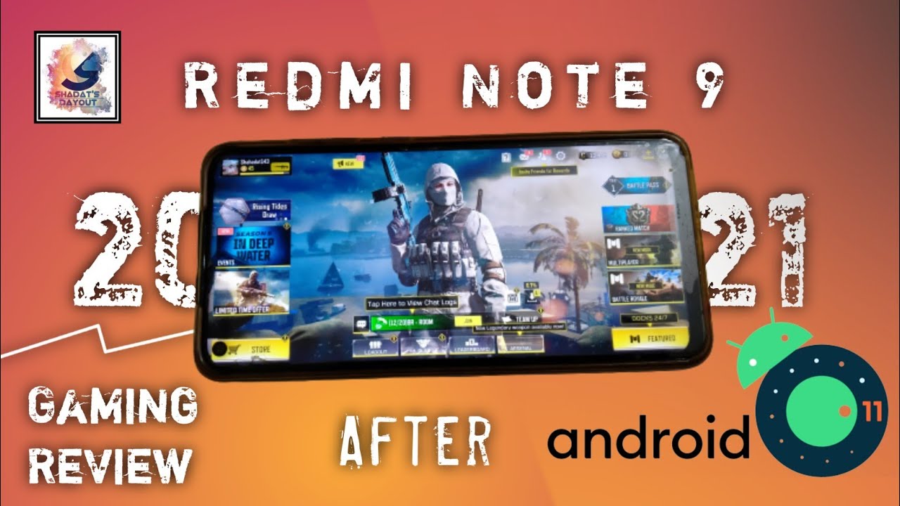 Redmi Note 9 Call Of Duty Mobile Test in 2021 | Redmi Note 9 Android 11 ...