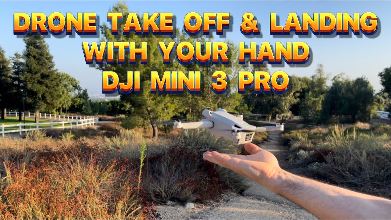 DJI Mini 3 Pro Take Off & Landing Drone Without Pad Tips - YouTube