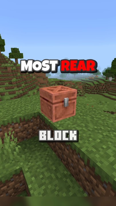 What's The rarest block in minecraft??.. - YouTube