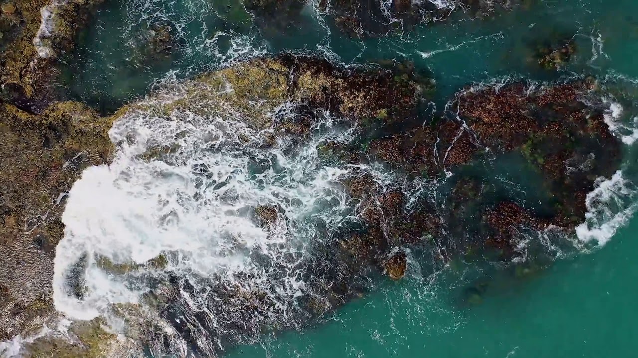 Soft sound of the ocean, water, sounds of the sea for a relaxing sleep ...