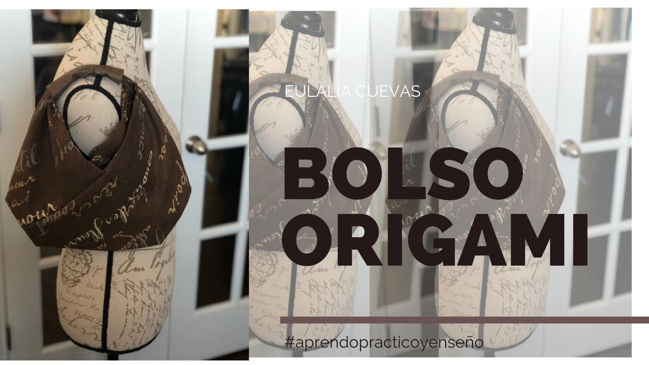 Como Elaborar bolso Origami/how to make origami bag - YouTube