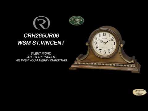 WSM St  Vincent CRH265UR06 Rhyhtm Clock Video springfieldclock net