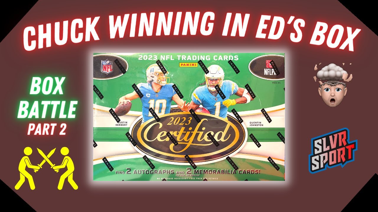 Box Battle Part 2 - 😂 FUN EPISODE 😂 - 2023 Certified Football Hobby Box ...