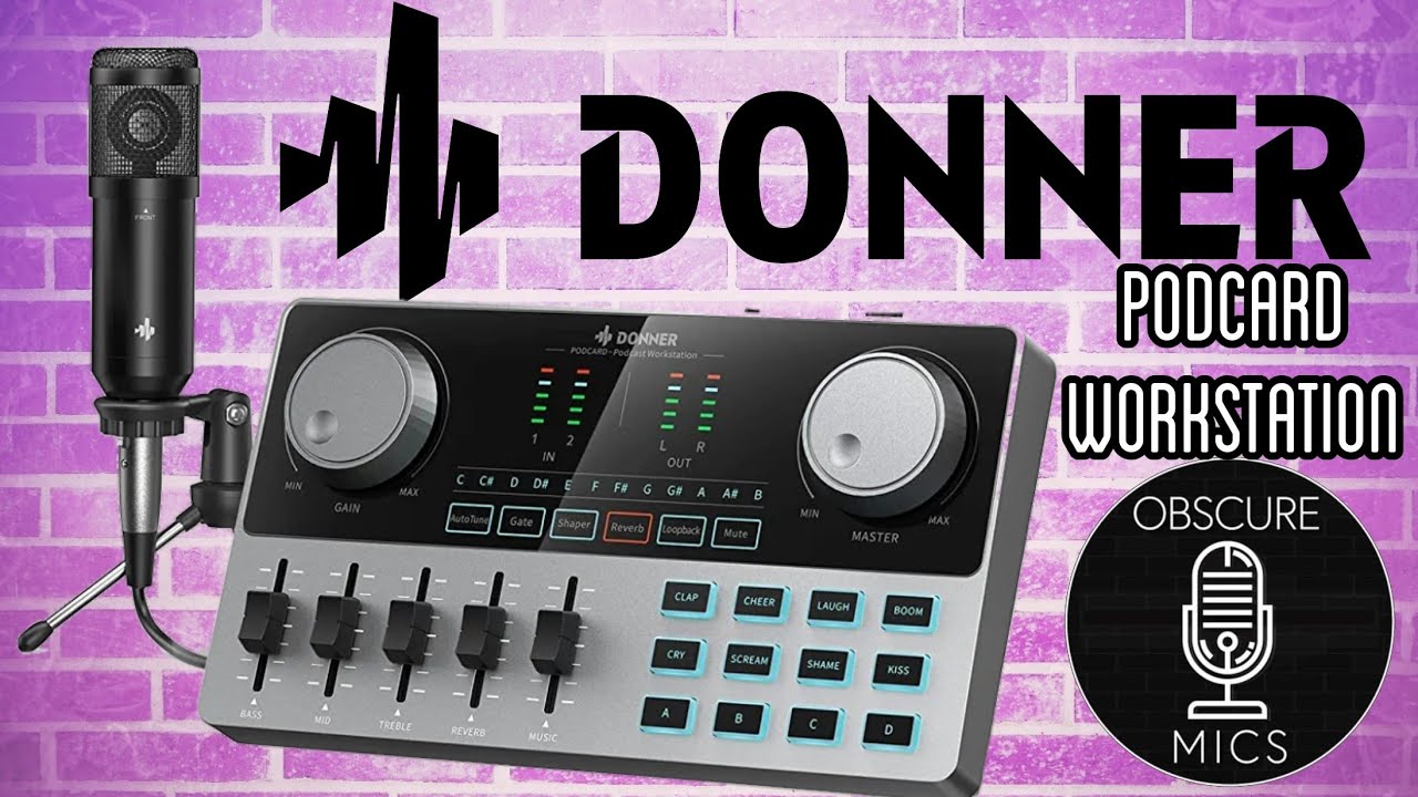 Donner Podcard - Podcast Workstation - A Beginner Setup For HOW MUCH ...