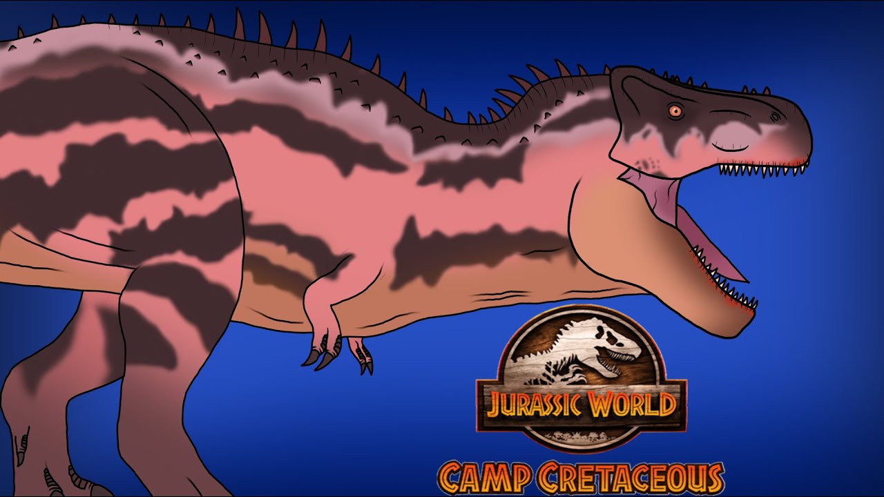Drawing Camp Cretaceous Tarbosaurus - YouTube