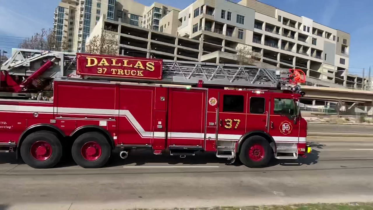 Dallas Fire & Rescue Multiple Calls in 37s District - YouTube