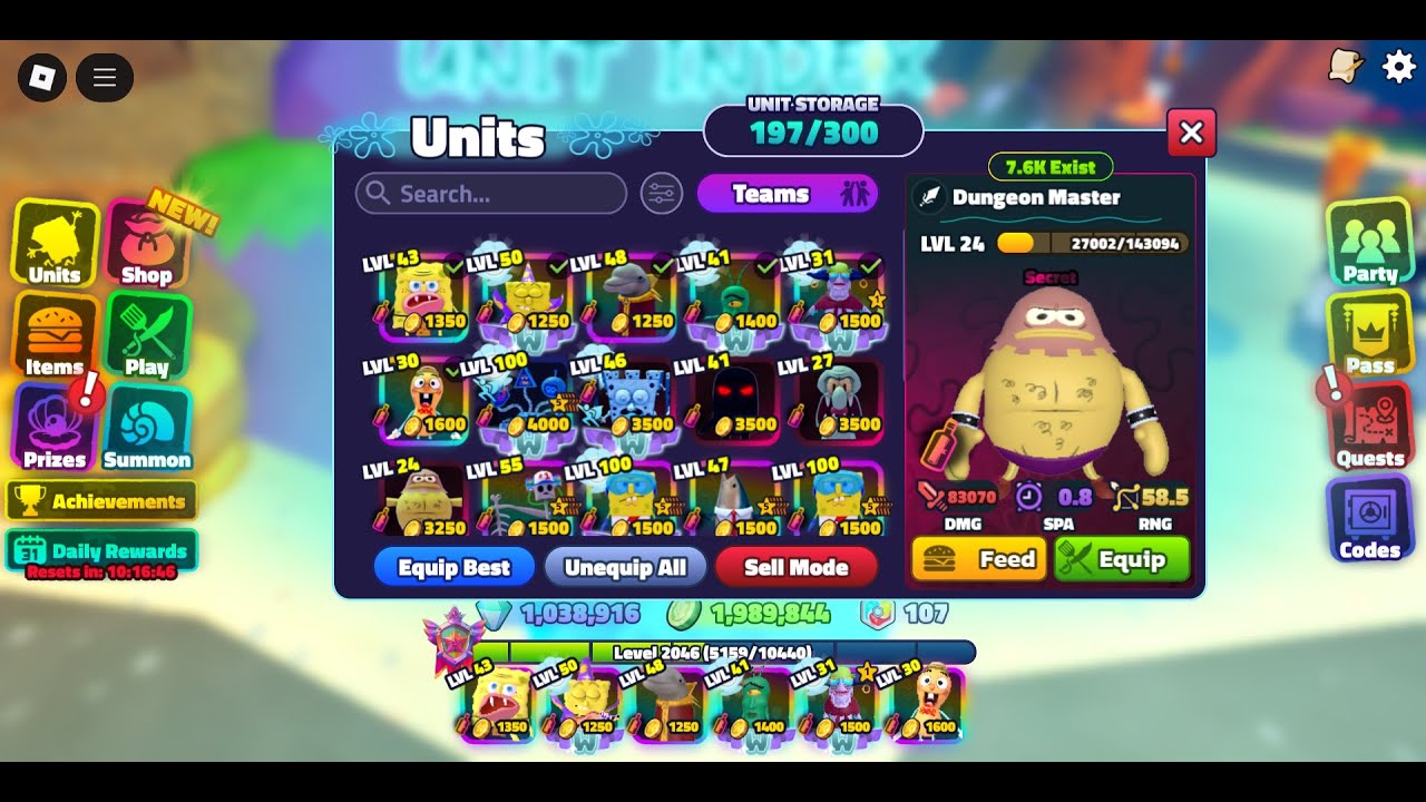 I GOT THE DUNGEON MASTER:SPONGEBOB TD - YouTube