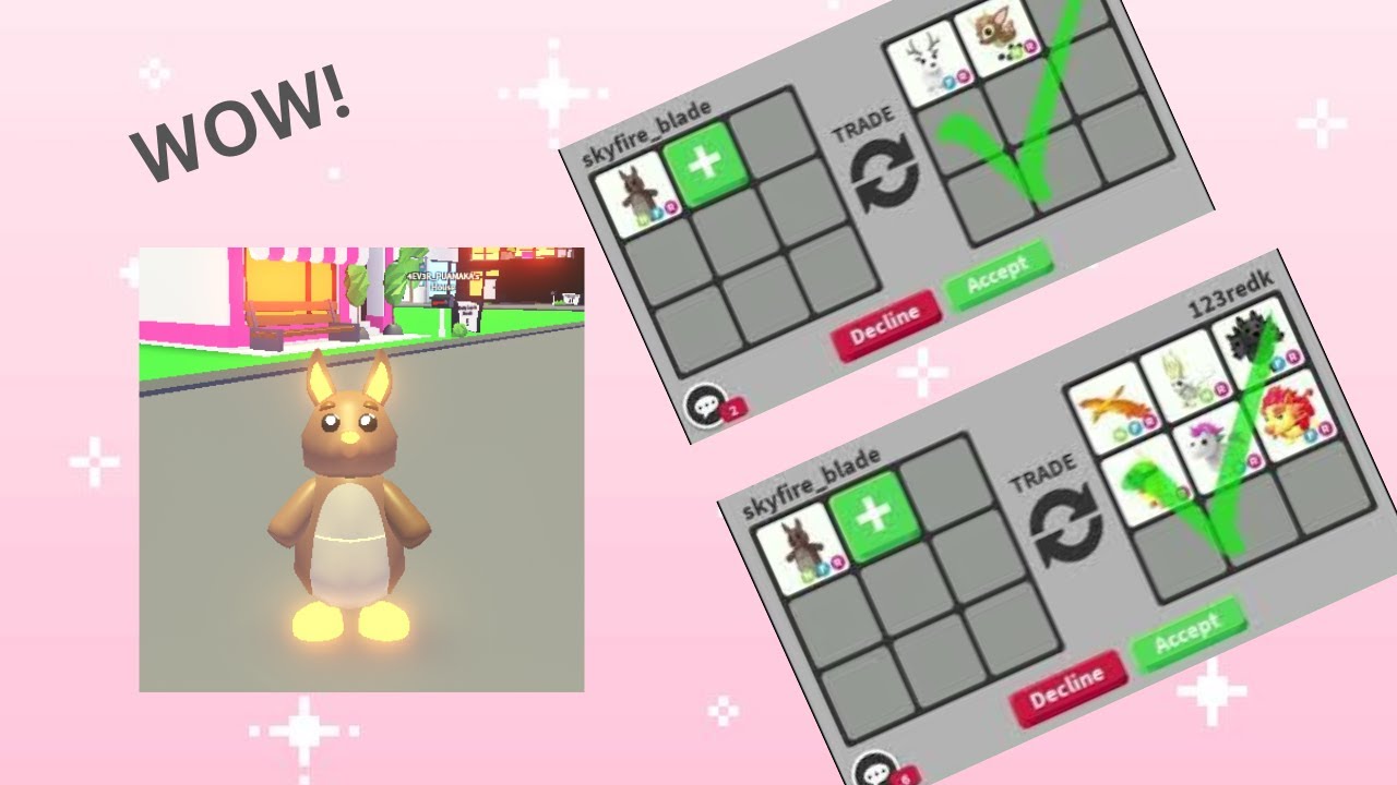 Trading Neon Kangaroo! (Roblox Adopt Me September 2023) - YouTube