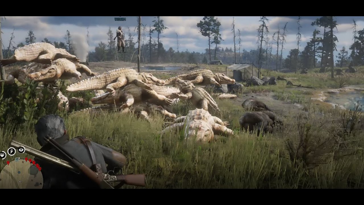 HACKER in |RED DEAD ONLINE| Legit SPAWNING LEGENDARY Alligators and ...