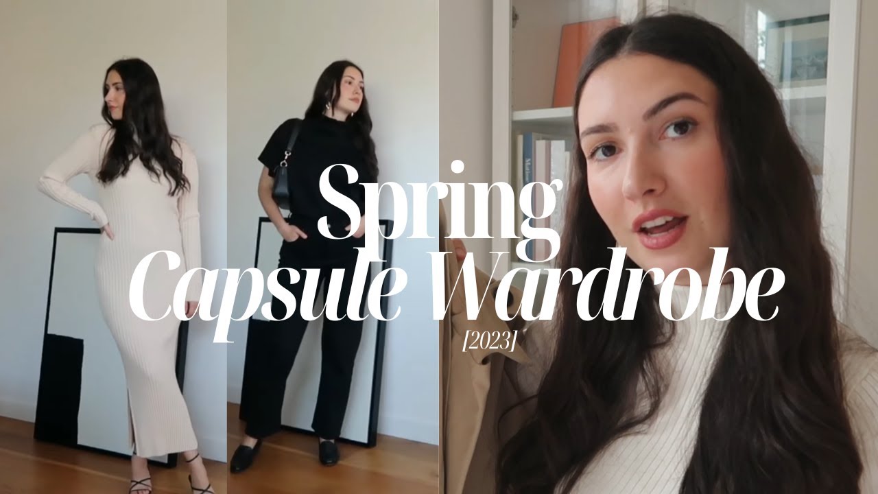 Spring Capsule | Transitional Spring Outfits - YouTube
