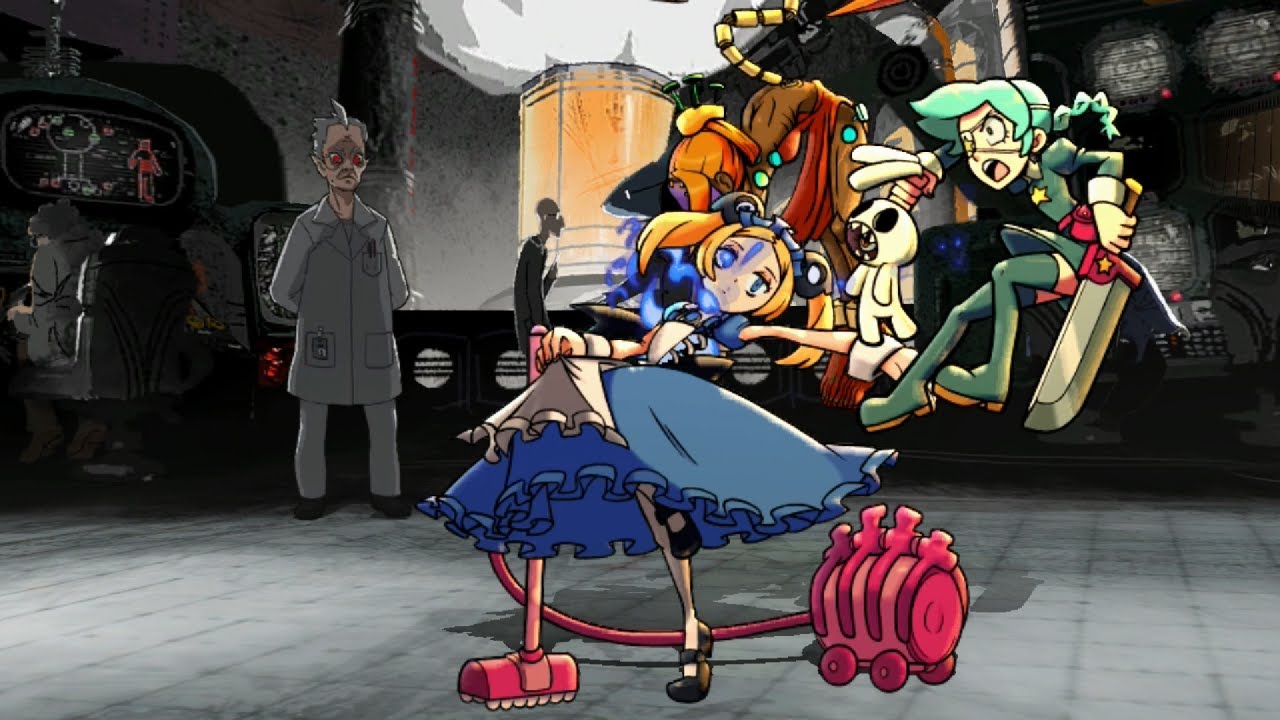 ANNIE & PAINWHEEL vs MARIE & BIG BAND (Nightmare) Skullgirls 2nd Encore ...