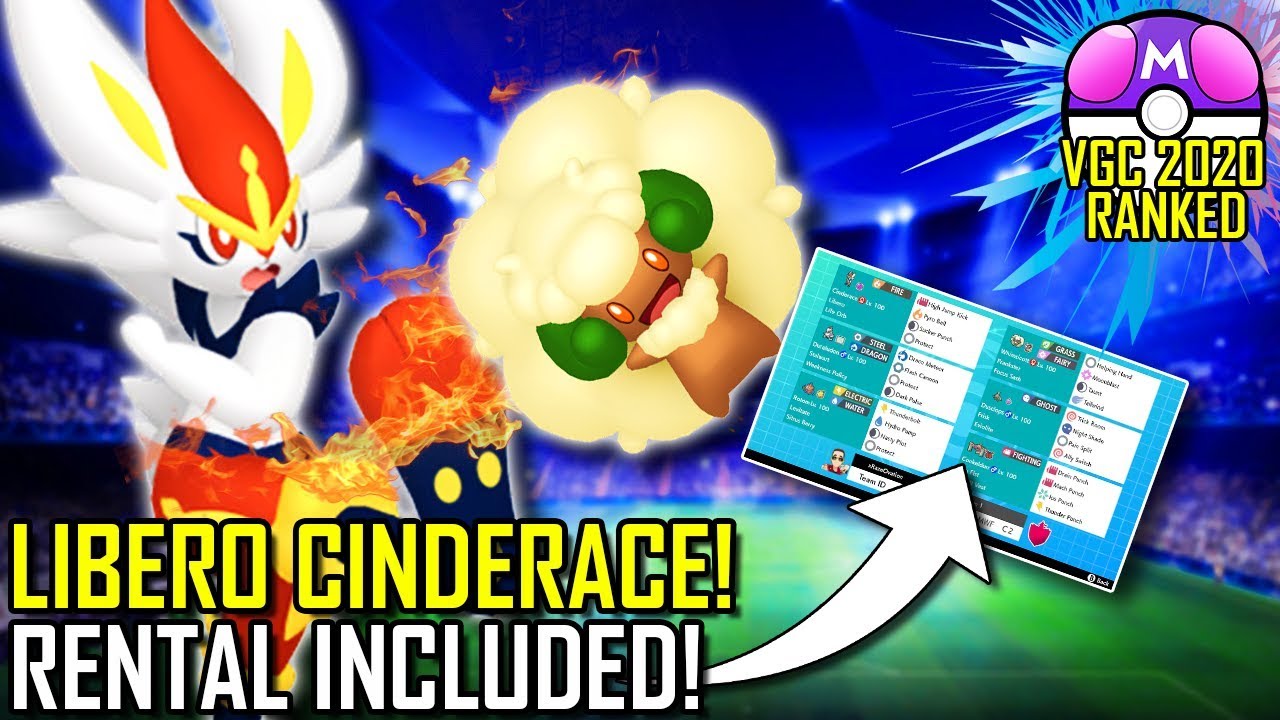 LIBERO CINDERACE TEAM | VGC 2020 | Pokémon Sword & Shield - Pokésports ...