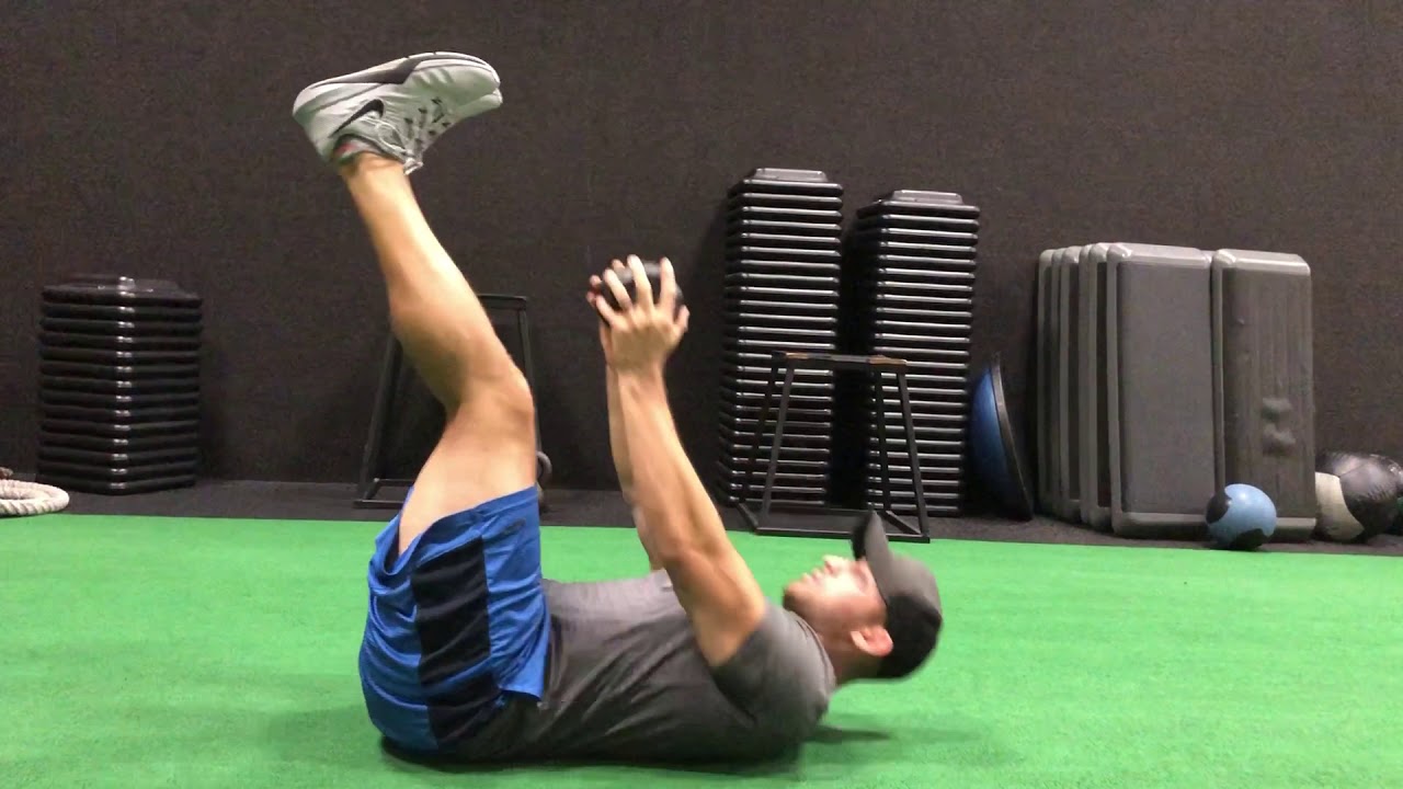 Weighted Toe Touches - YouTube