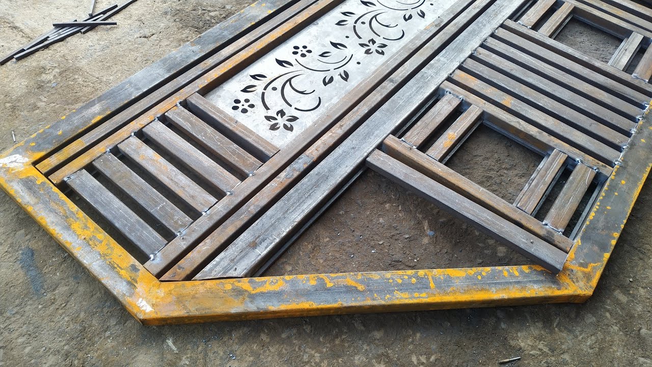 Iron Single Gate Making | Steel Gate Design For Home | Modern Gate ...