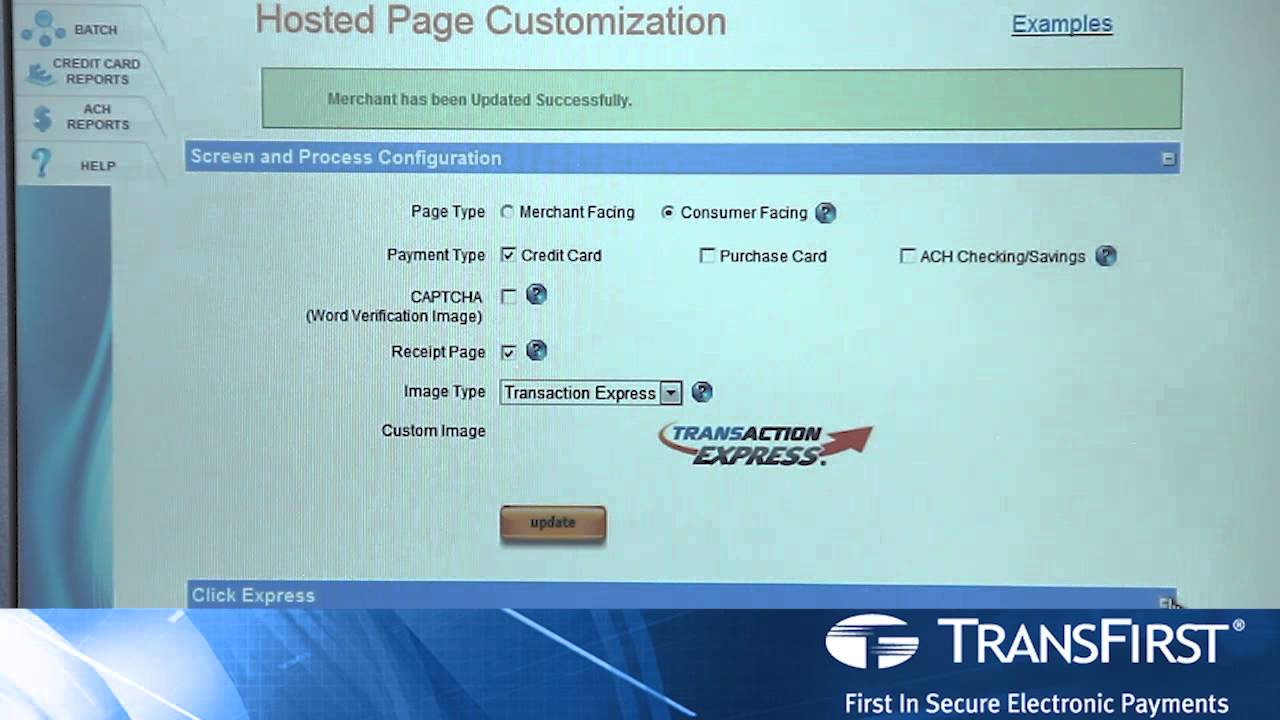 Transaction Express Payment Gateway -- Hosted Payment Page and Button - YouTube