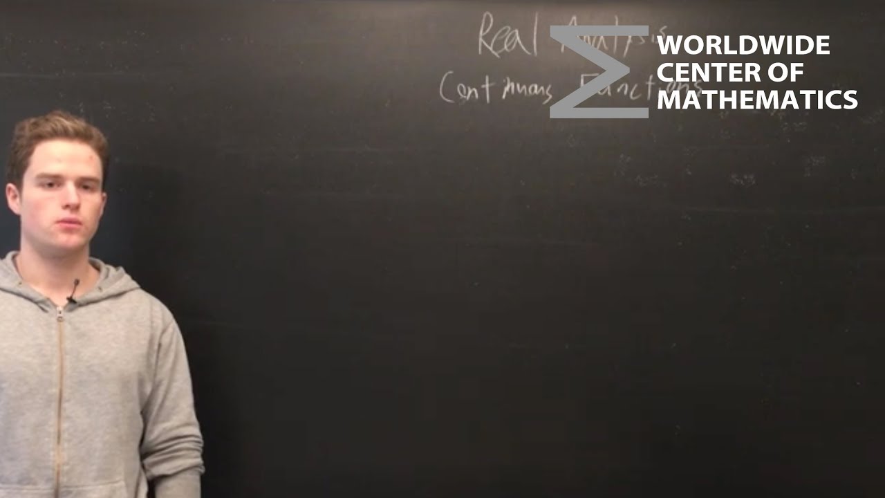 Real Analysis: Continuous Functions - YouTube