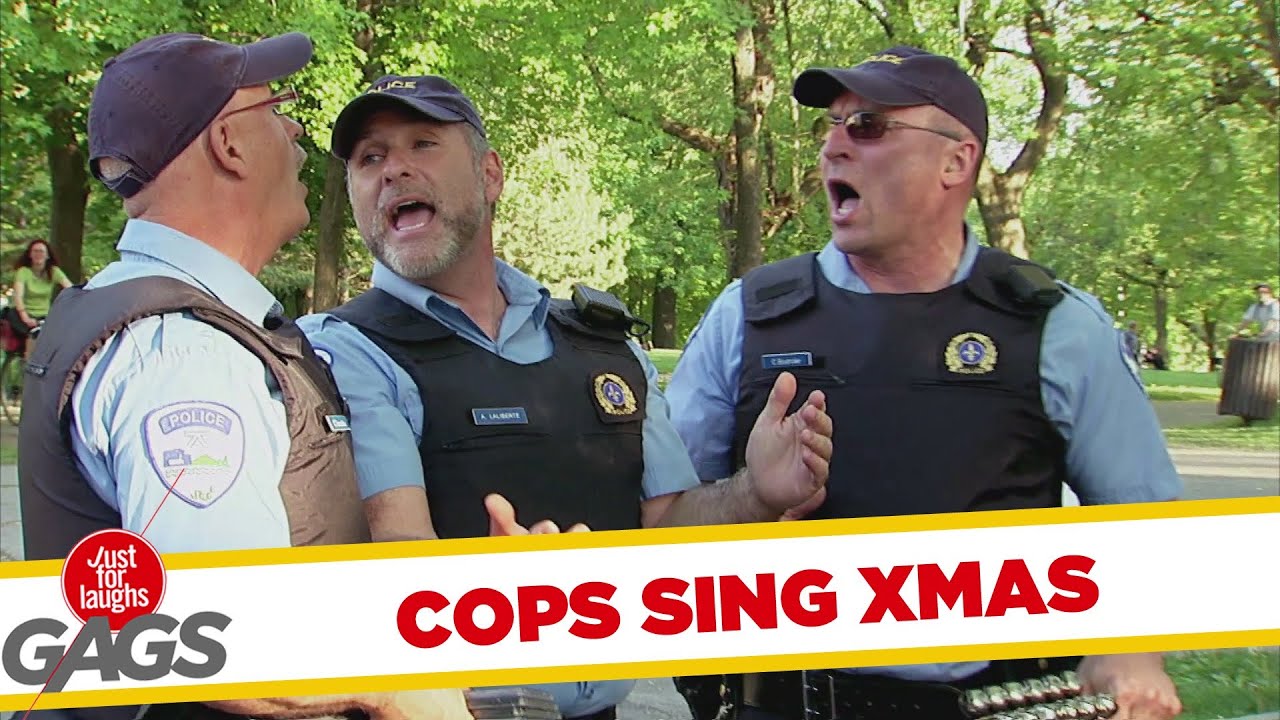 Cops Sing Xmas Prank - YouTube