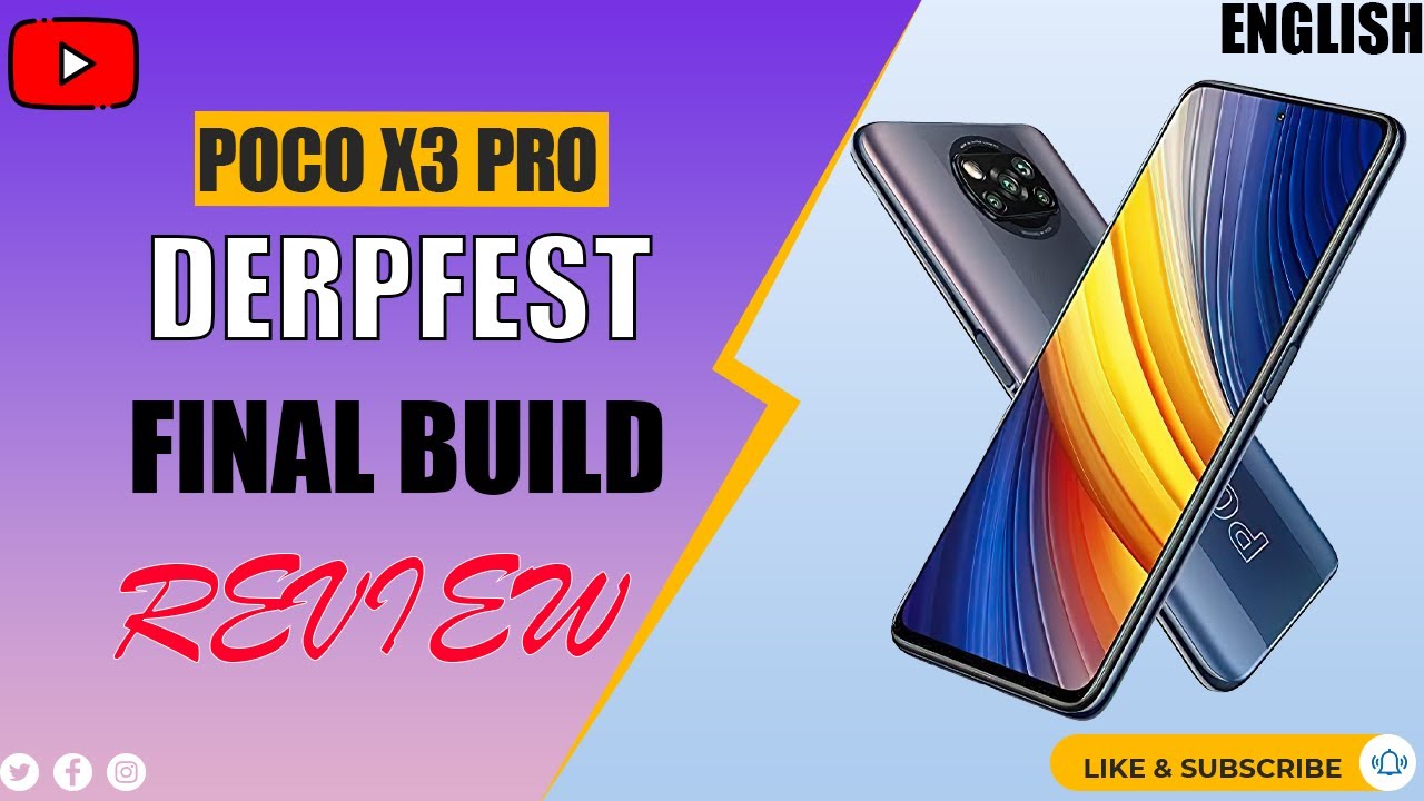 POCO X3 PRO BEST Custom Rom With Decent Gaming | Derpfest Shinju Final ...