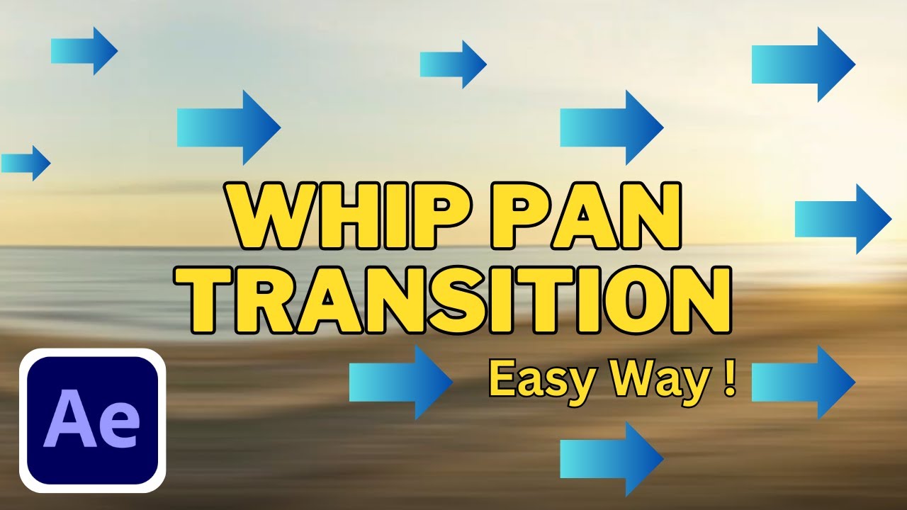 Seamless Whip Pan Transition Tutorial | After Effects - YouTube