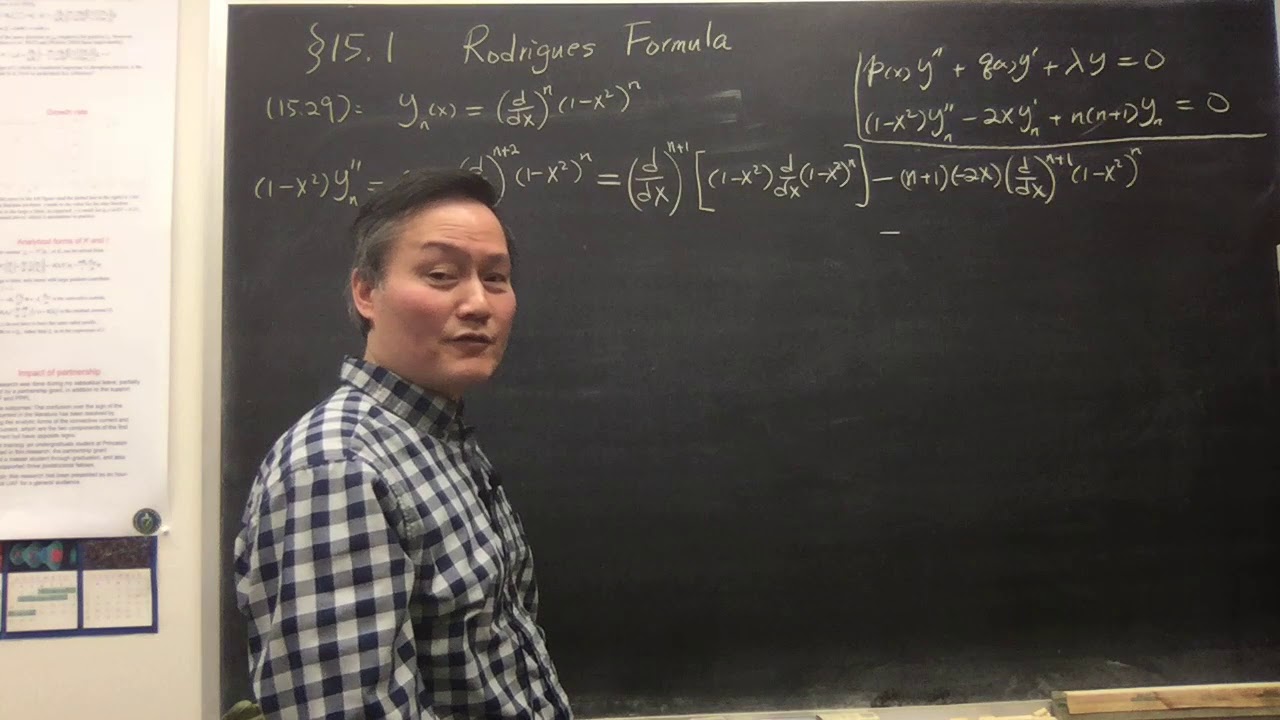 Arfken 7th Edition Section 15.1 Rodrigues Formula - direct proof - YouTube