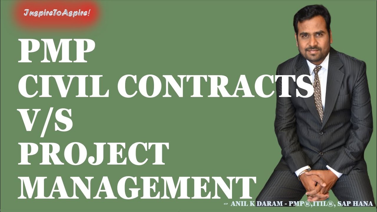 PMP Training Video : Civil Contracts V/S Project Management ...