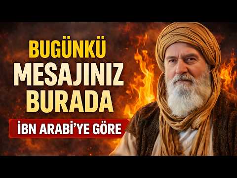 ALLAH BUGÜN SANA DİYOR Kİ: BENDEN BİR İŞARET İSTEDİN, İŞTE BURADA | İBN ARABİ’YE GÖRE
