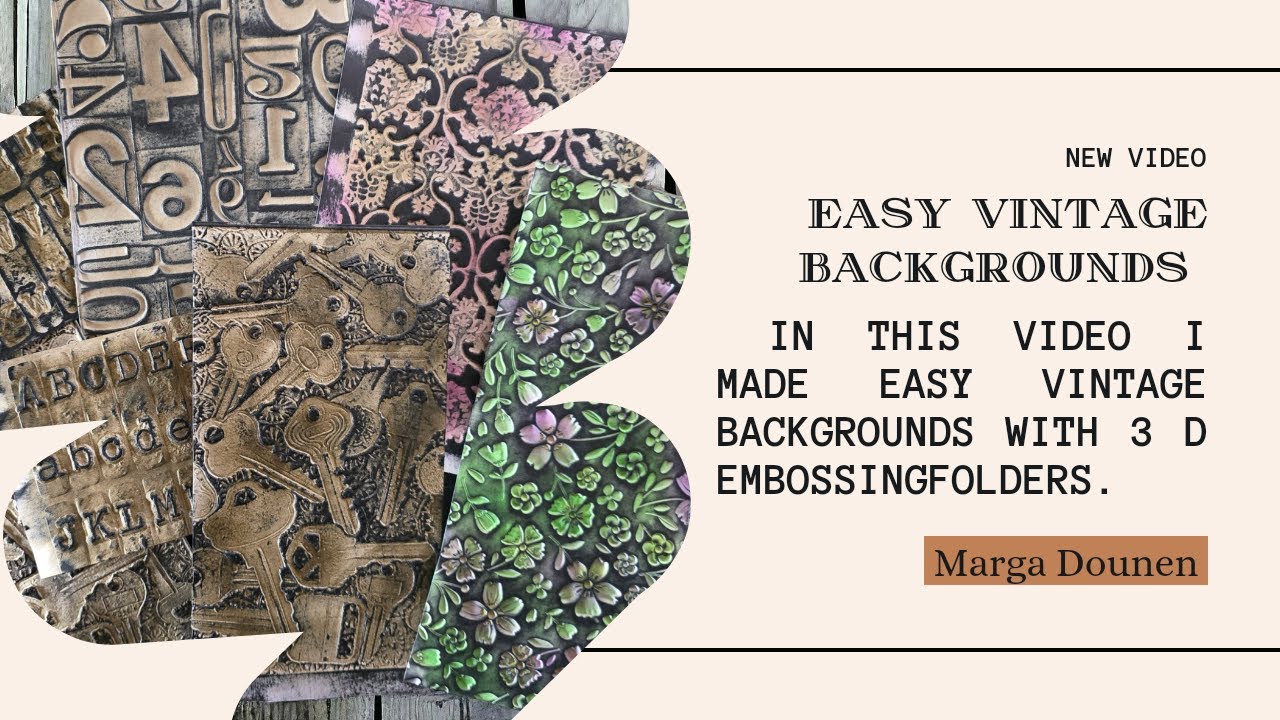 Easy vintage backgrounds - YouTube