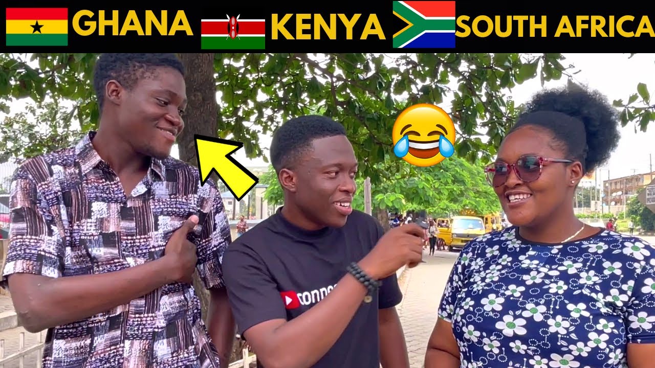 Ghana 🇬🇭 South Africa 🇿🇦 Kenya 🇰🇪 - Match The Countries with Correct ...