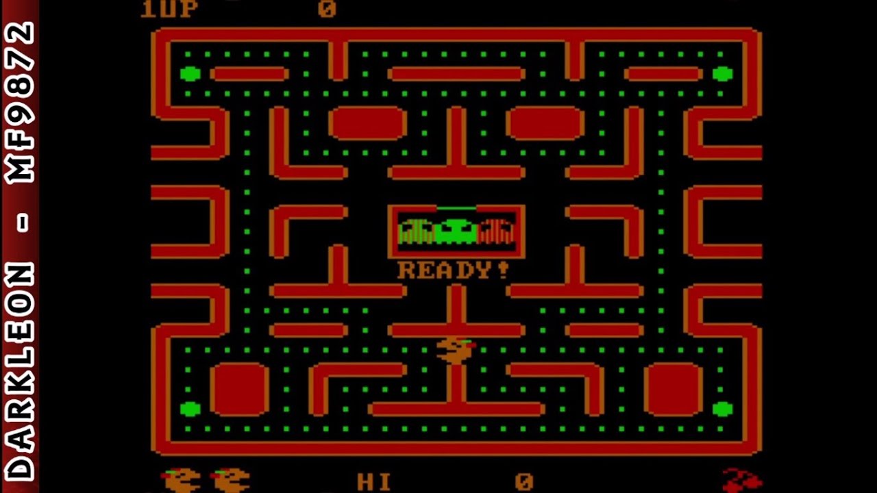 Ms. Pac-Man © 1983 Atarisoft - PC DOS - Gameplay - YouTube