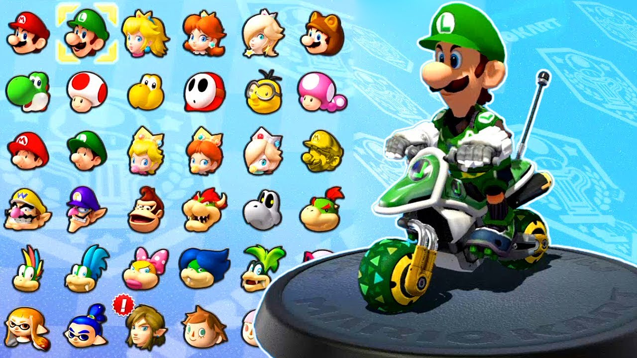 Mario Kart 8 Deluxe - Luigi Striker Mastering Toughest Tracks in ...
