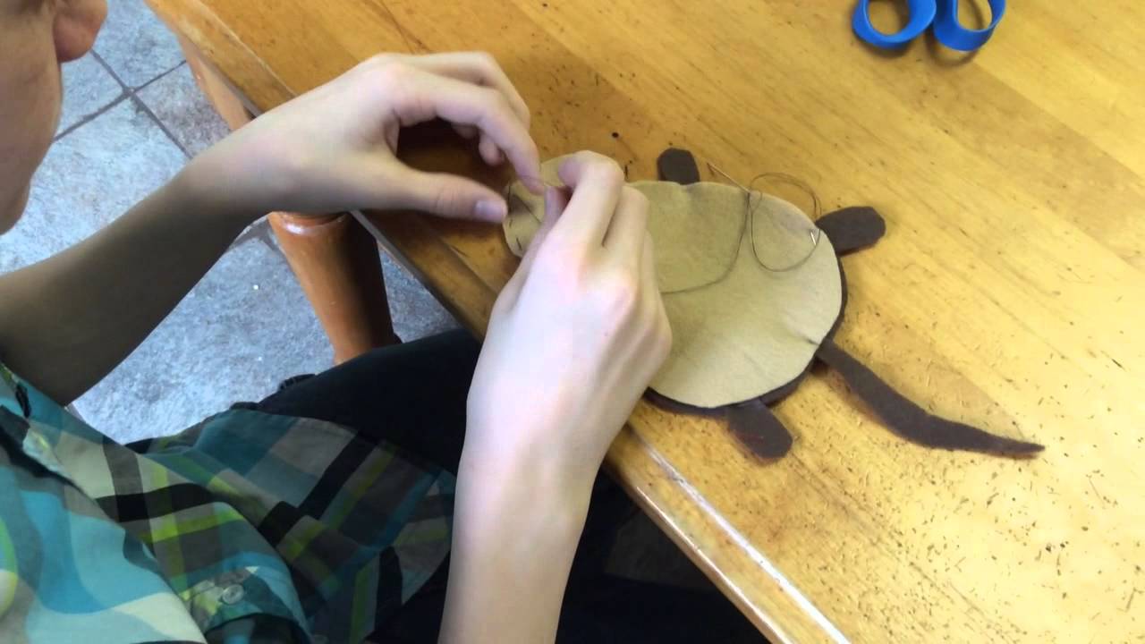 A First Hand Sewing Project For Kids - YouTube