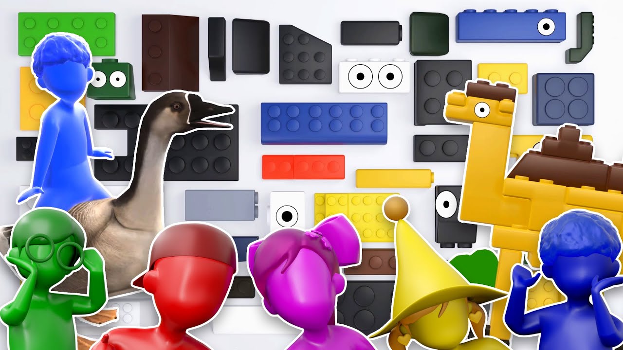 Play building animal blocks!👶🏻Fun play with color friends!😀블럭들이 동물로 변해요 ...
