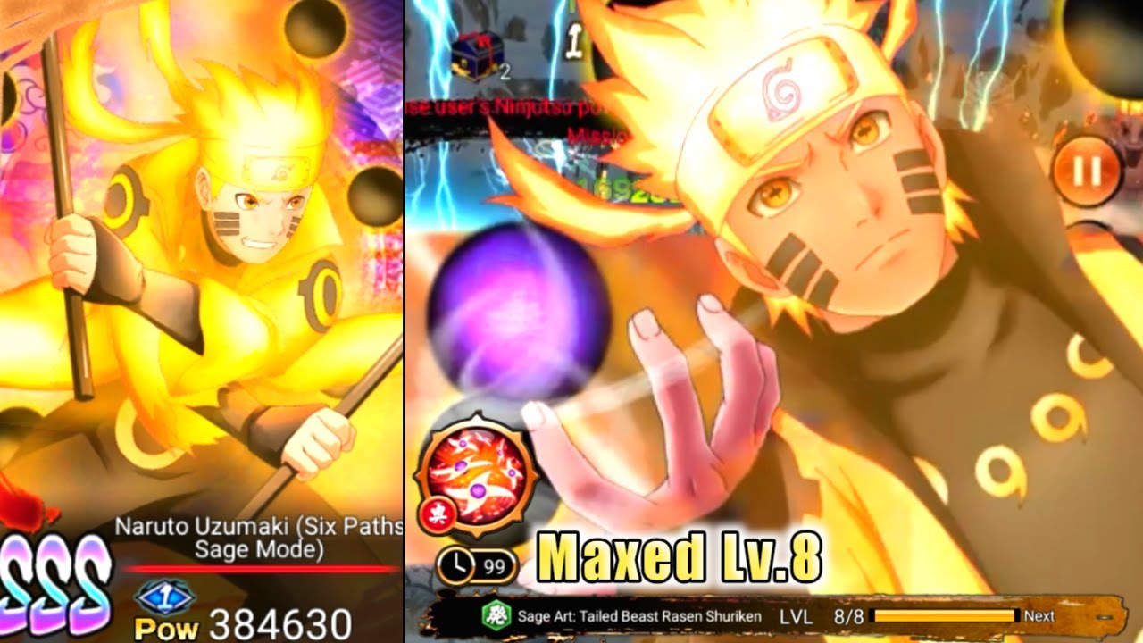 NxB NV: Naruto Six Path Sage Art: Tailed Beast Rasen Shuriken MAXED ...