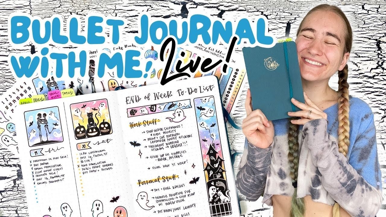 My End of Weekly Bullet Journal Routine || Plan with Me LIVE! - YouTube
