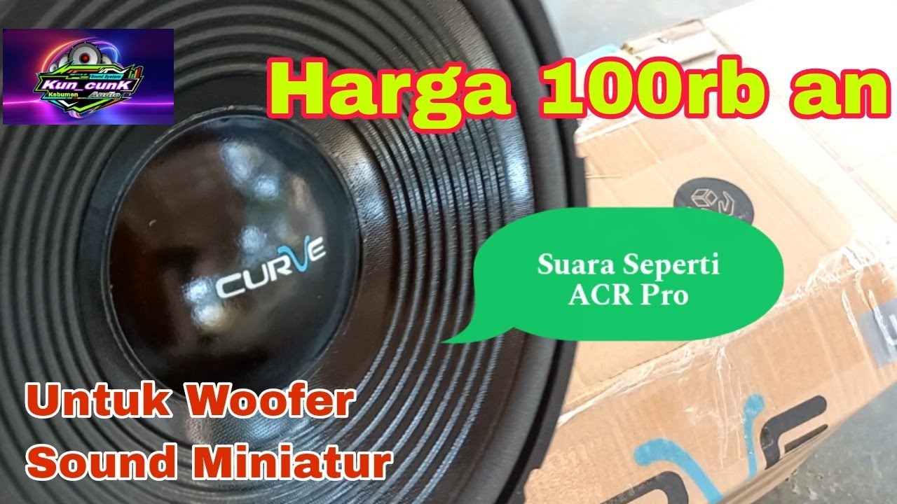 Unboxing Speaker Curve 12 inch - YouTube