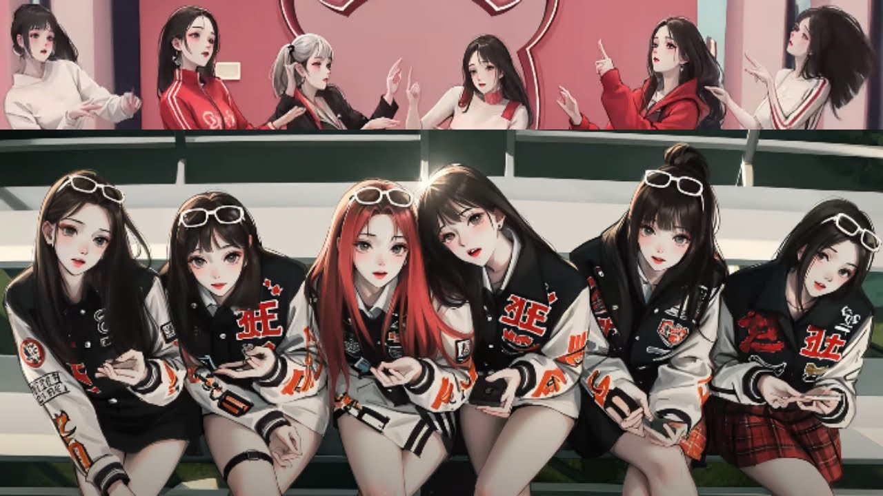 IVE 아이브 'Kitsch' MV | ai Animation Music Video #stablediffusion #ive # ...