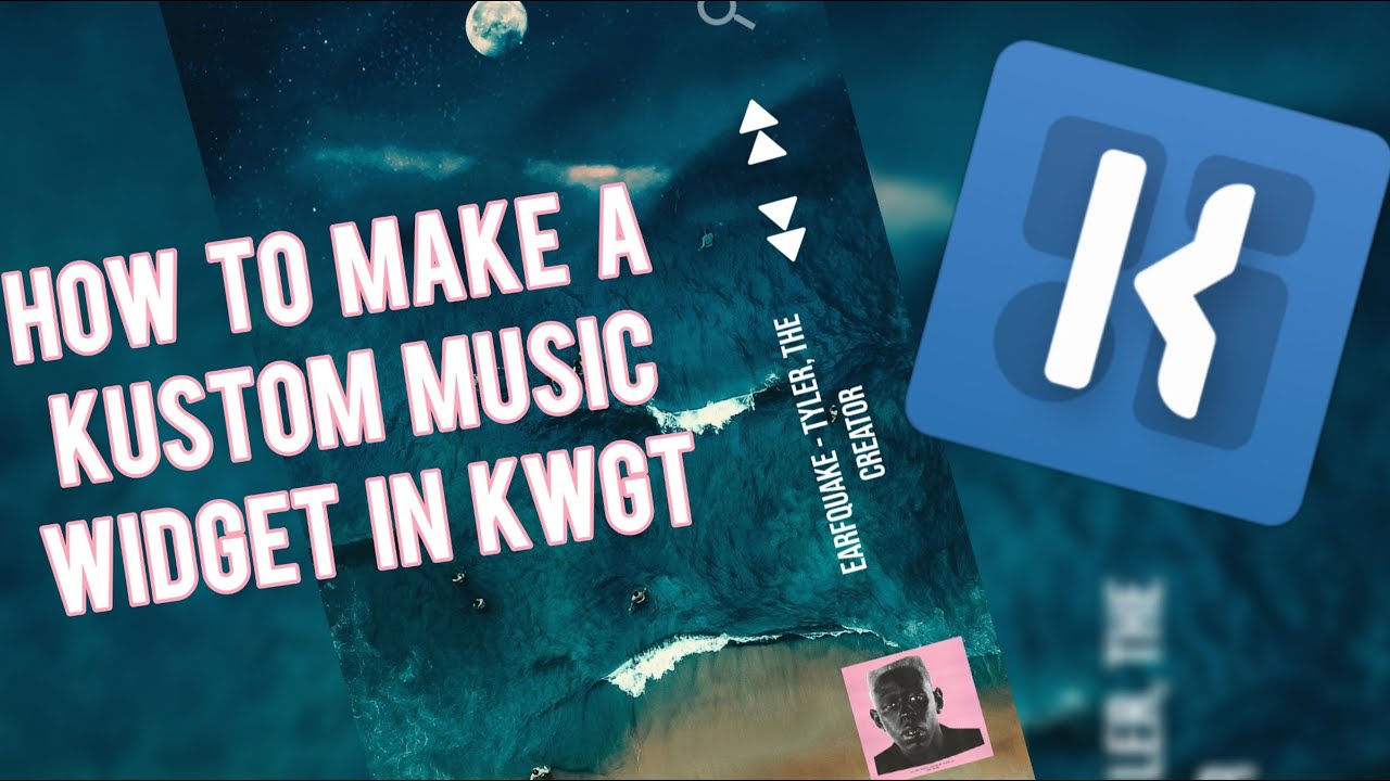 How to Kwgt: free kustom music widget tutorial #oneplus #android - YouTube