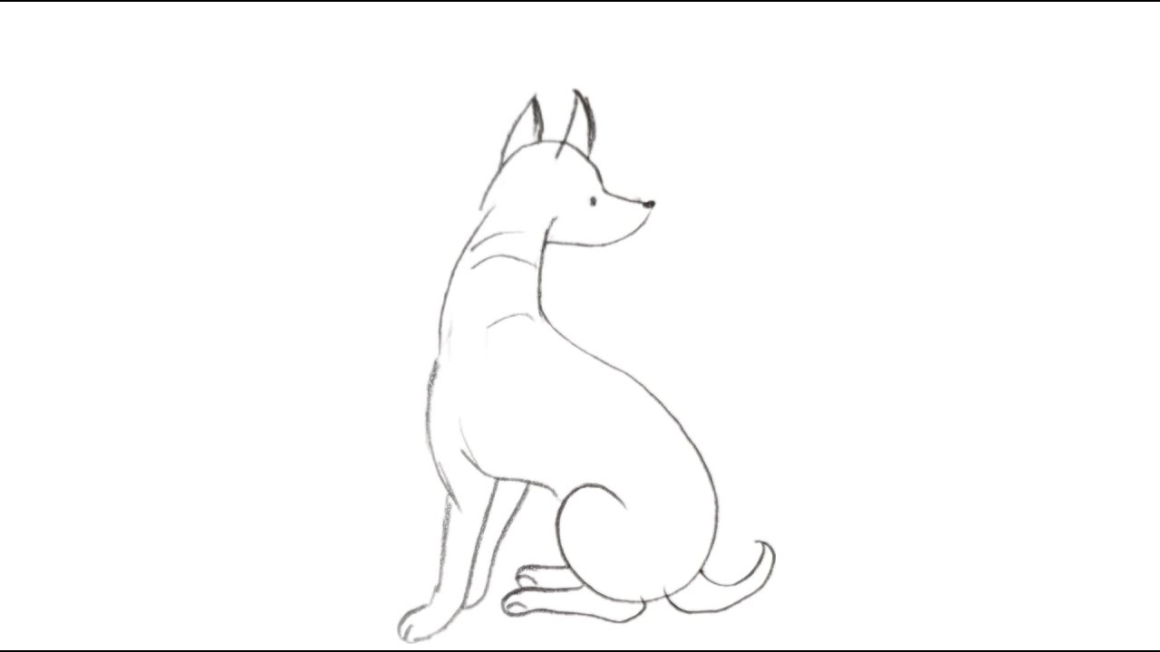 Easy dog drawing | How to draw easy dog step by step | - YouTube