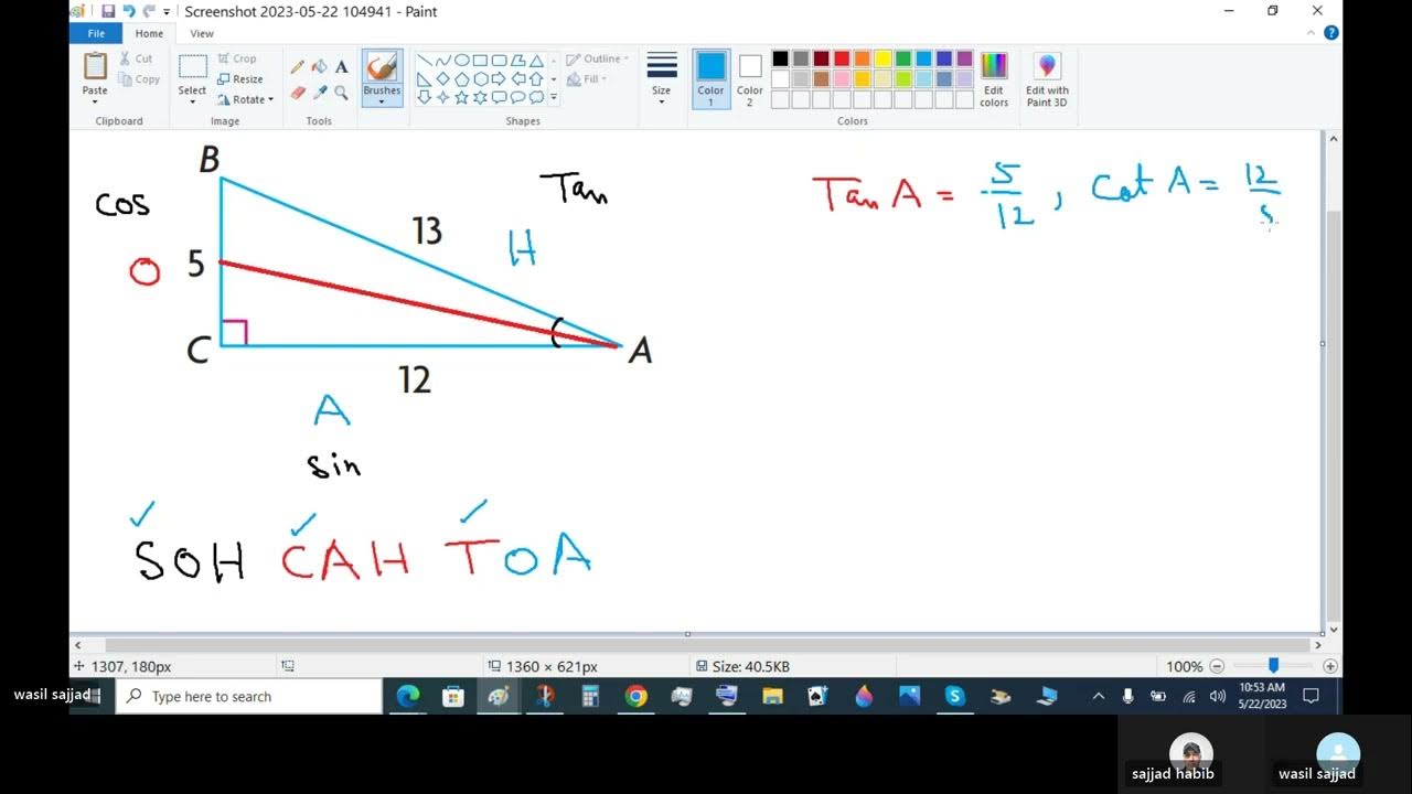 MCR3U six trigonometric ratios. Grade 11 math Ontario Canadian ...