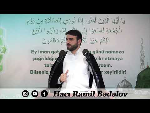 Haci Ramil Bədəlov  Allah razi olsun gözəl moizə eledi Quran nədir