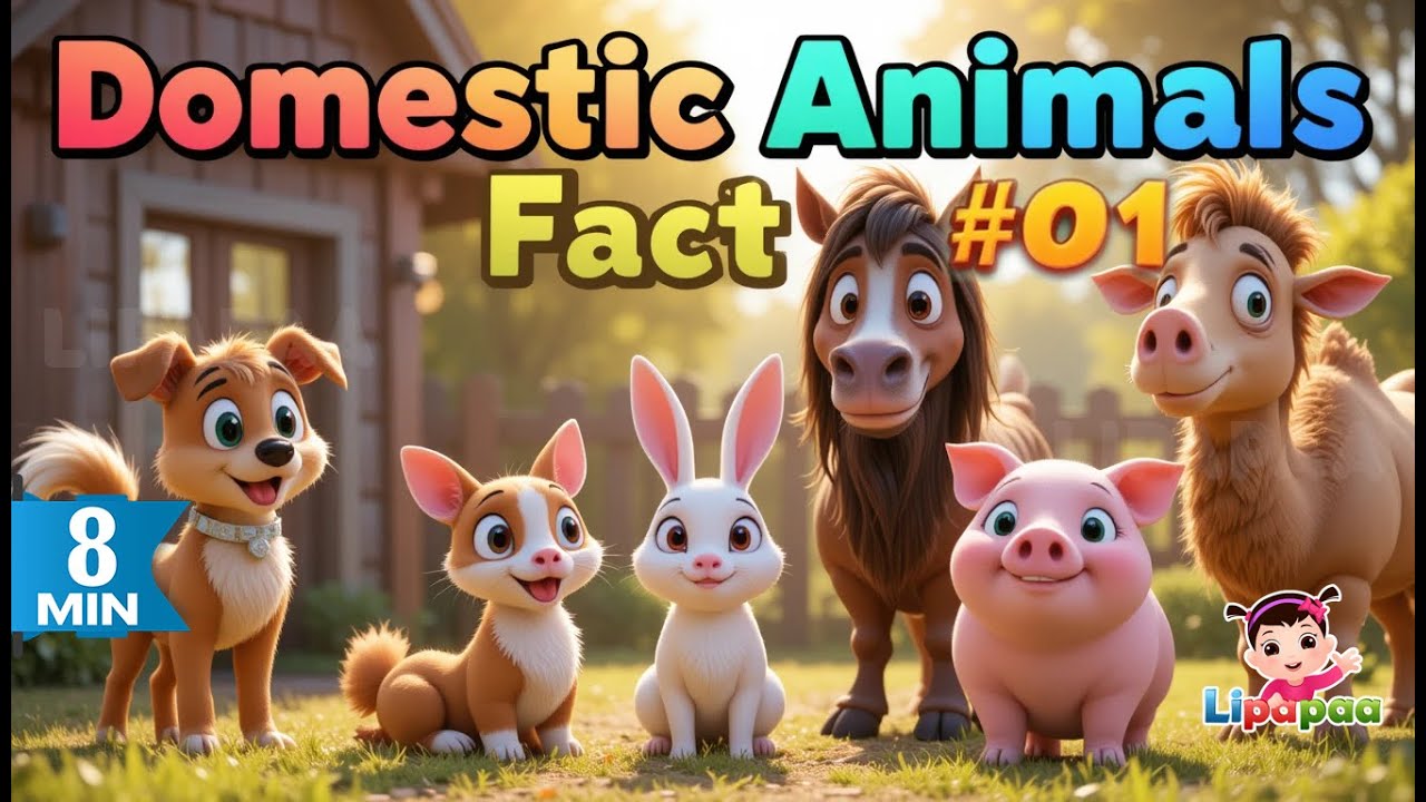 The Most Fascinating Facts About Domestic Animals 🐰🐪🐶 | Educational ...