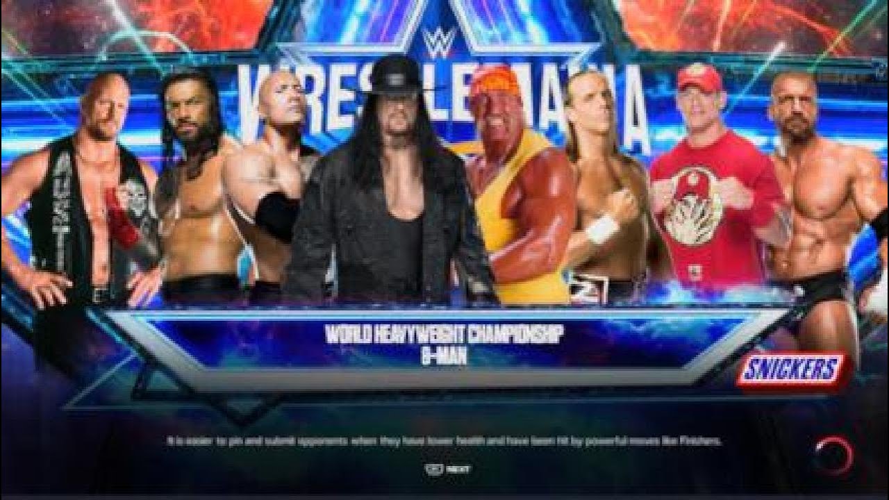 STONE COLD vs UNDERTAKER vs HULK HOGAN vs THE ROCK vs MICHEALS vs ROMAN ...