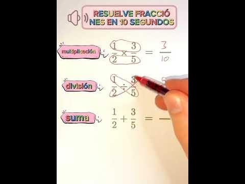 TRUCO PARA RESOLVER FRACCIONES - YouTube