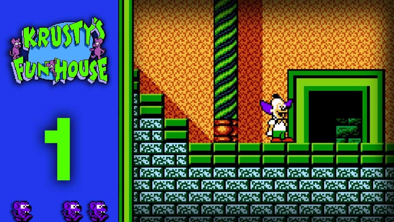 Let's Play Krusty's Fun House - Episode 1 - YouTube
