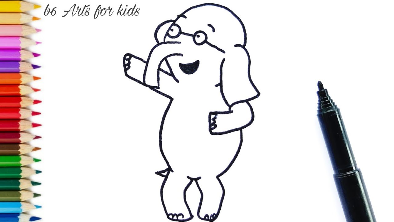 How To Draw Gerald - YouTube
